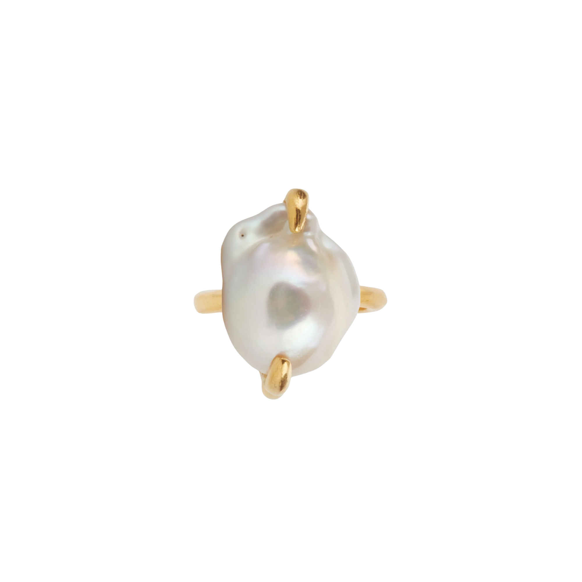 Cloe Pearl and Gold Ring by Christie Nicolaides
