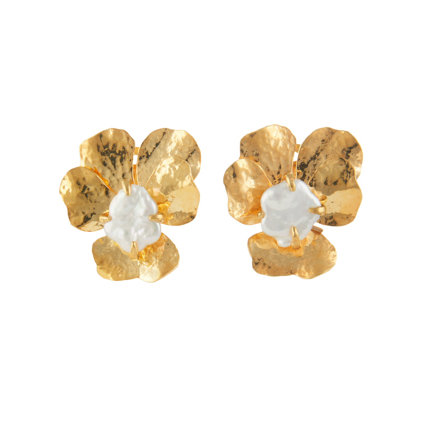 Amara Gold Earrings by Christie Nicolaides