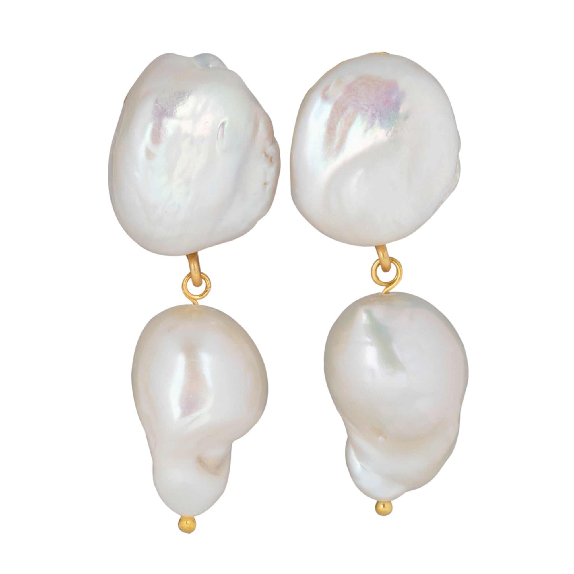 Thalia Pearl Earrings by Christie Nicolaides